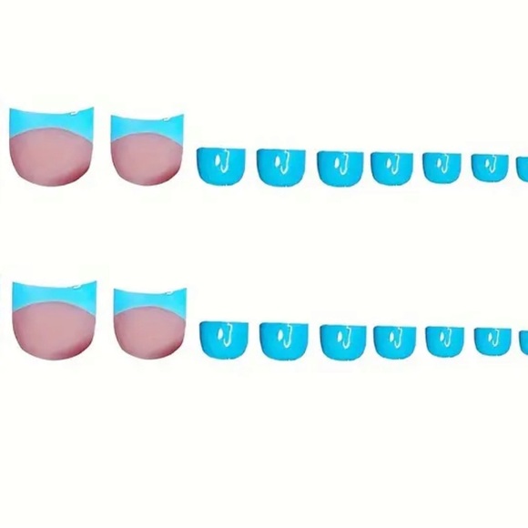 KNS | Other | Blue Frenchies Toes Included | Poshmark